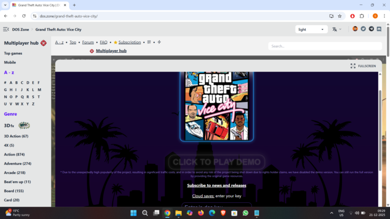 Play GTA Vice City in Browser – No Download, Free & Working! - GEEKY SOUMYA